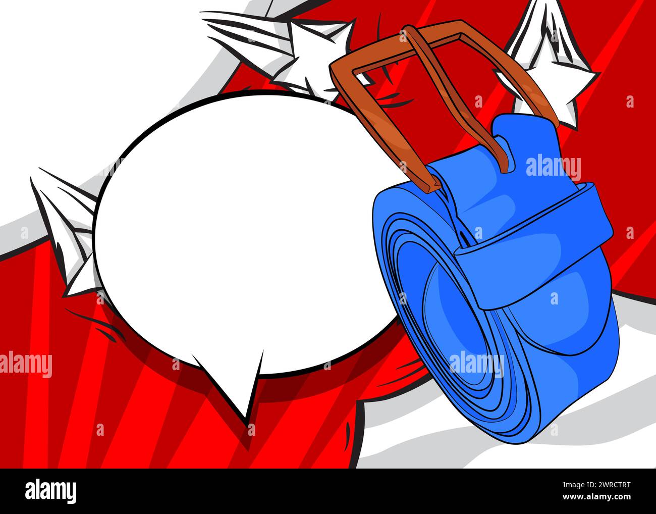 Cartoon Men's Belts with blank speech bubble, comic book Personal ...