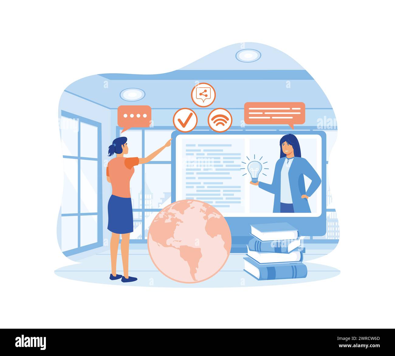 Home schooling ideas Stock Vector Images - Alamy