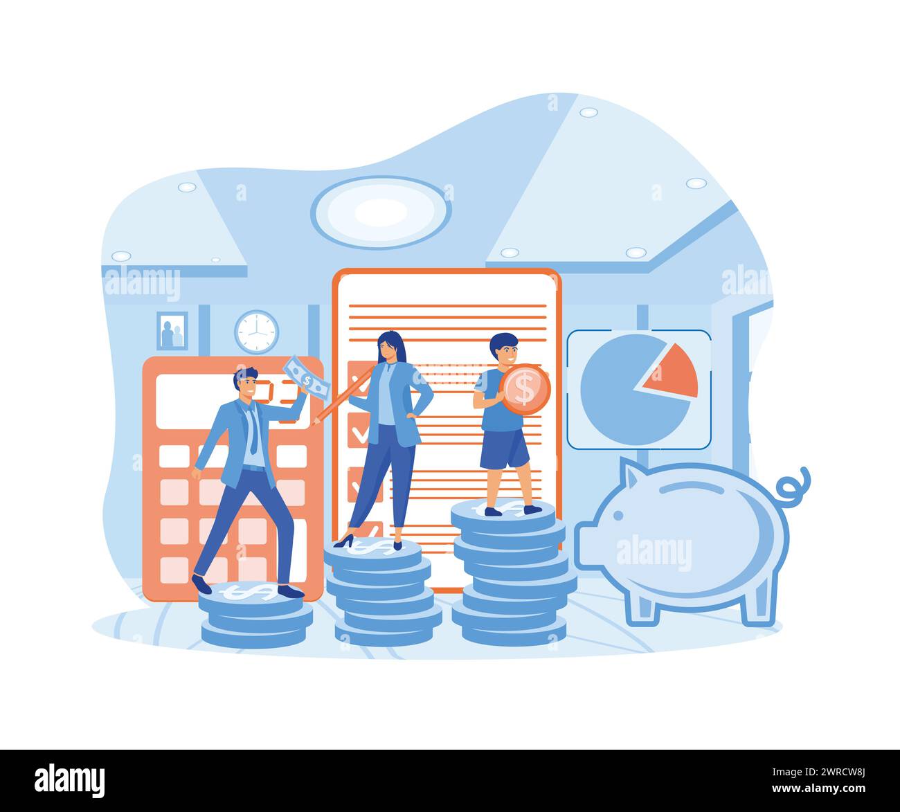 Couple bank account Cut Out Stock Images & Pictures - Alamy