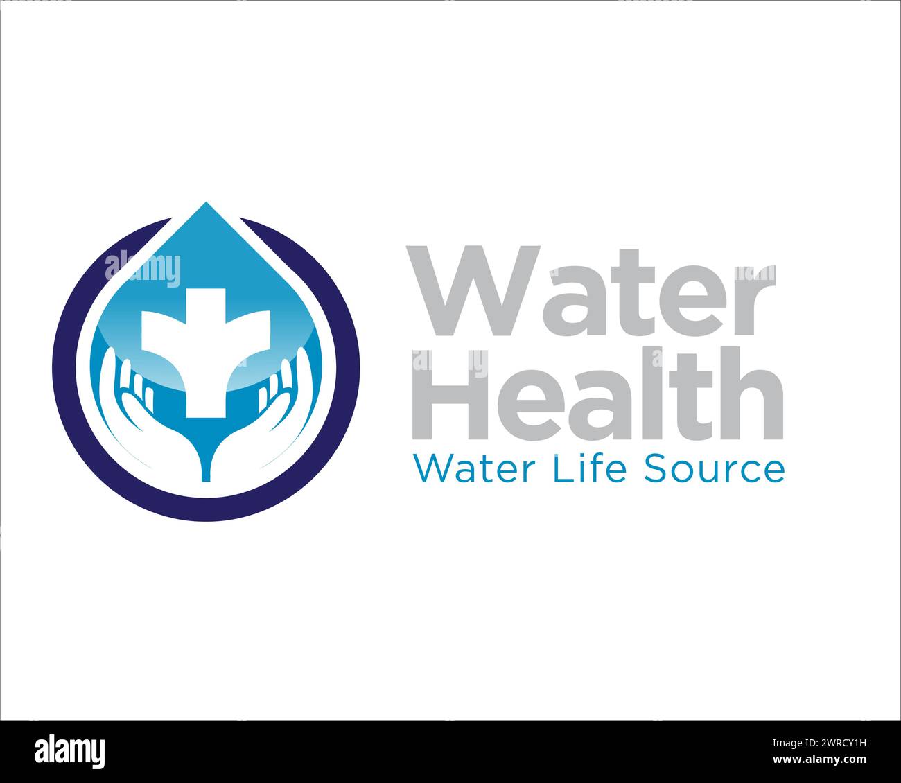 water health care logo designs for medical logo Stock Vector Image ...