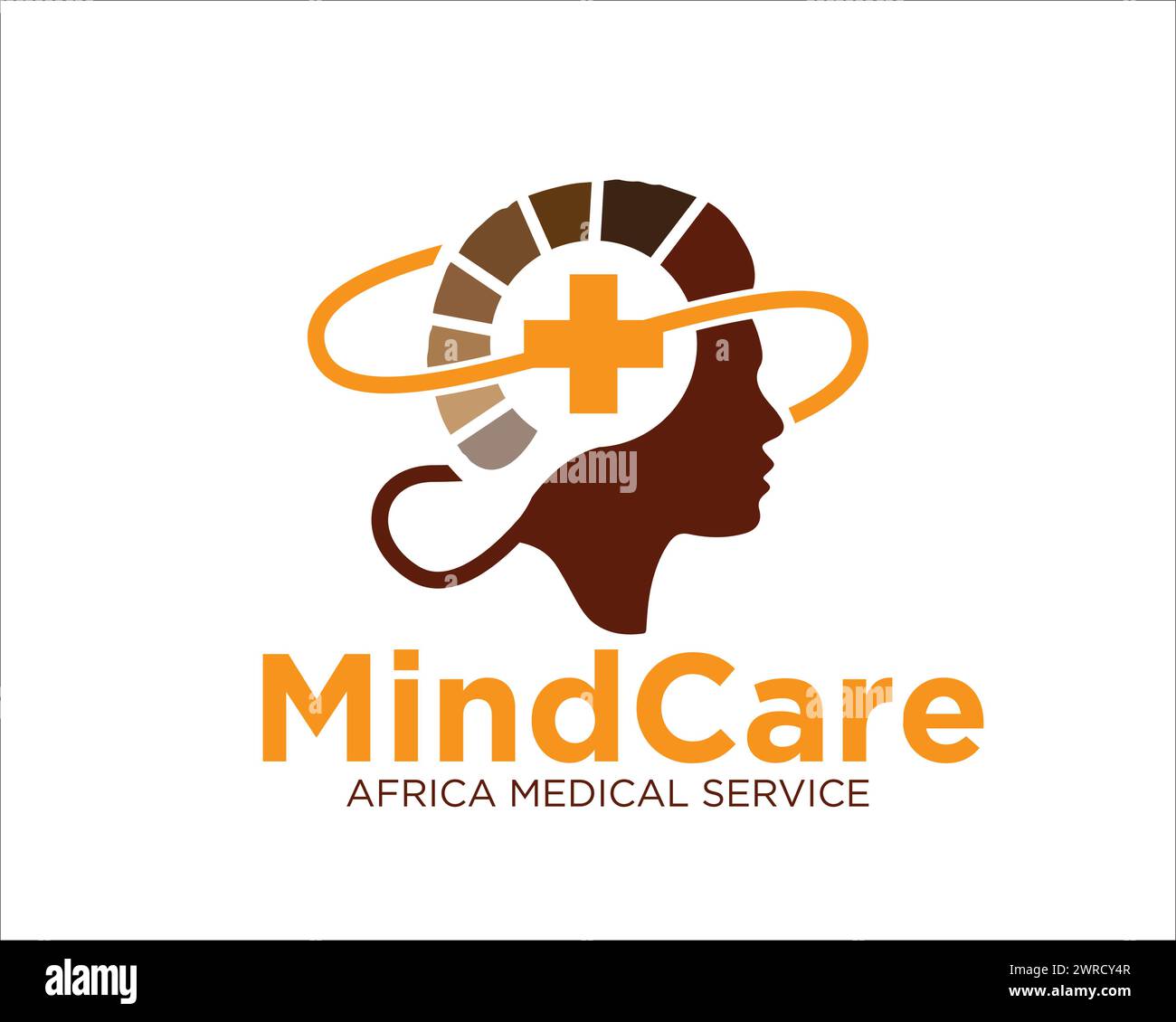 mind care logo designs for medical consult logo Stock Vector Image ...