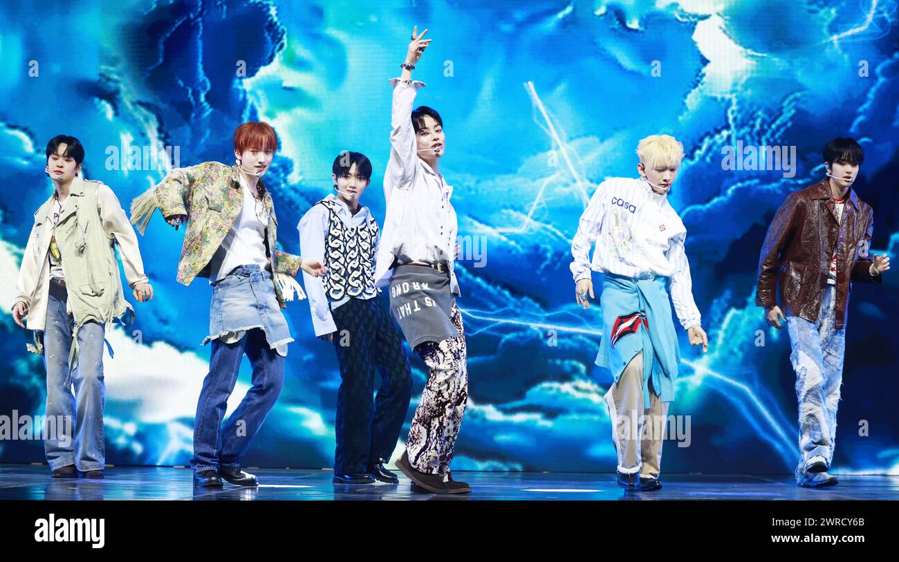12th Mar, 2024. S. Korean boy group Tempest South Korean boy group ...