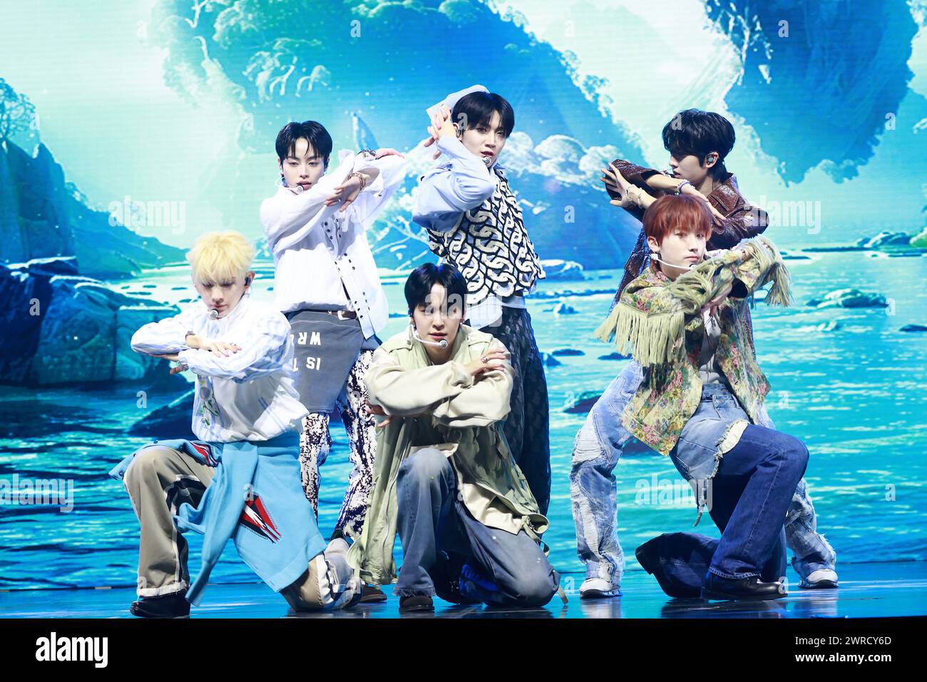 12th Mar, 2024. S. Korean boy group Tempest South Korean boy group ...