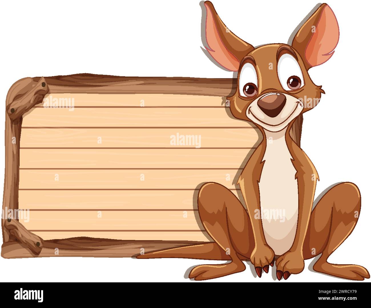 Kangaroo editable Cut Out Stock Images & Pictures - Alamy