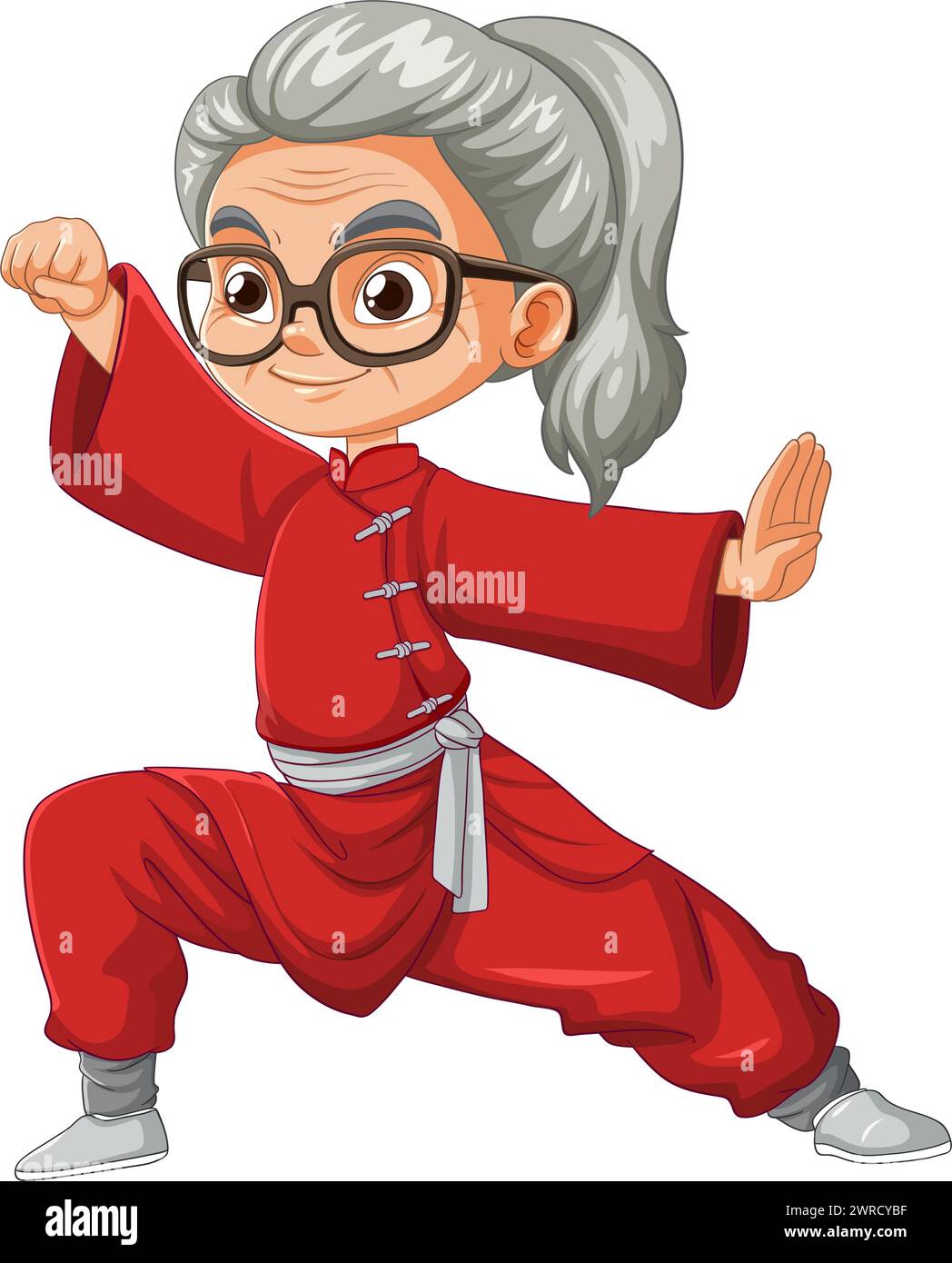 Lively seniors Stock Vector Images - Alamy