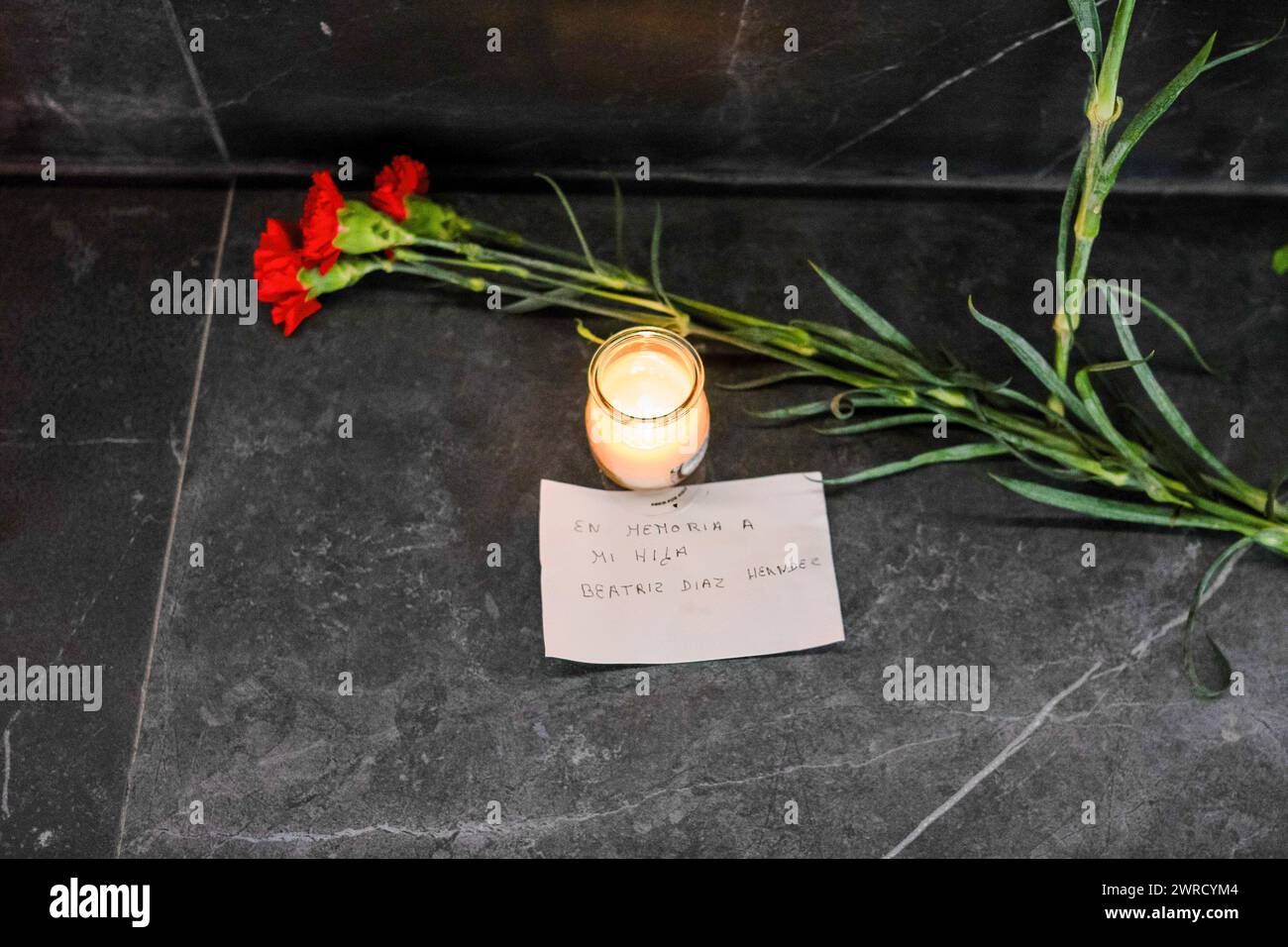 Madrid, Spain. 11th Mar, 2024. General view of the monument to the ...