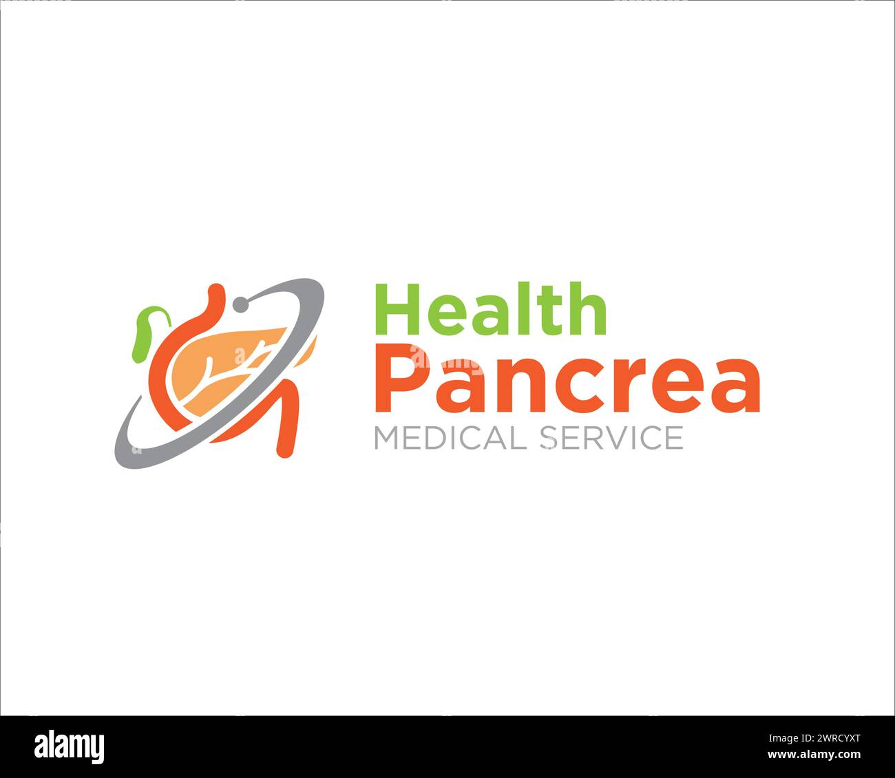 health pancreas logo designs for medical service Stock Vector Image ...