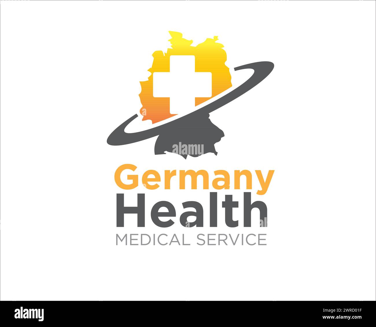 germany health medical logo designs for medical service Stock Vector ...