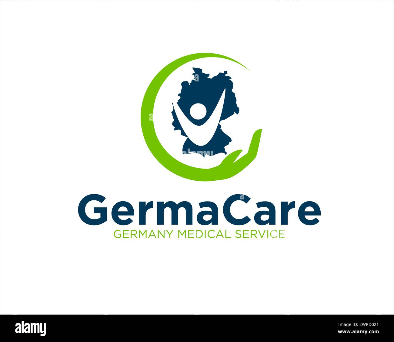 germany medical care service logo for health protection logo Stock ...