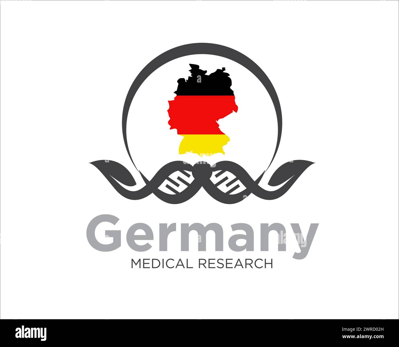 Dna heart medical concept Cut Out Stock Images & Pictures - Alamy