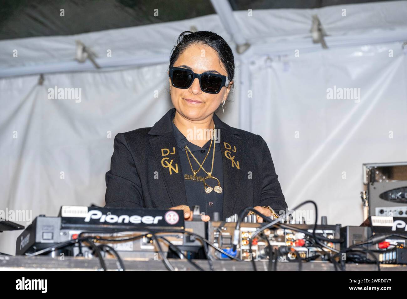 Beverly Hills, USA. 10th Mar, 2024. DJ Cyn on stage at Children Uniting Nations 24th Annual ...