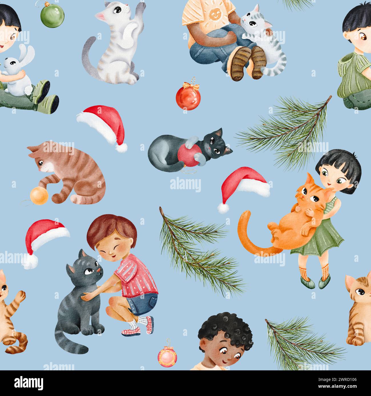 Young boy cat tree hi-res stock photography and images - Alamy