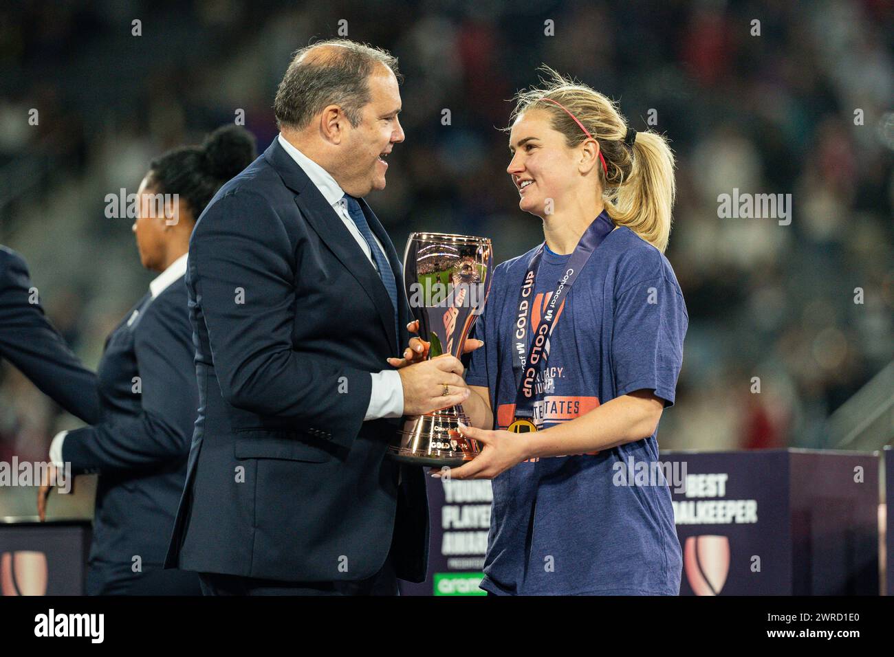 Concacaf President Victor Montagliani presents United States midfielder ...