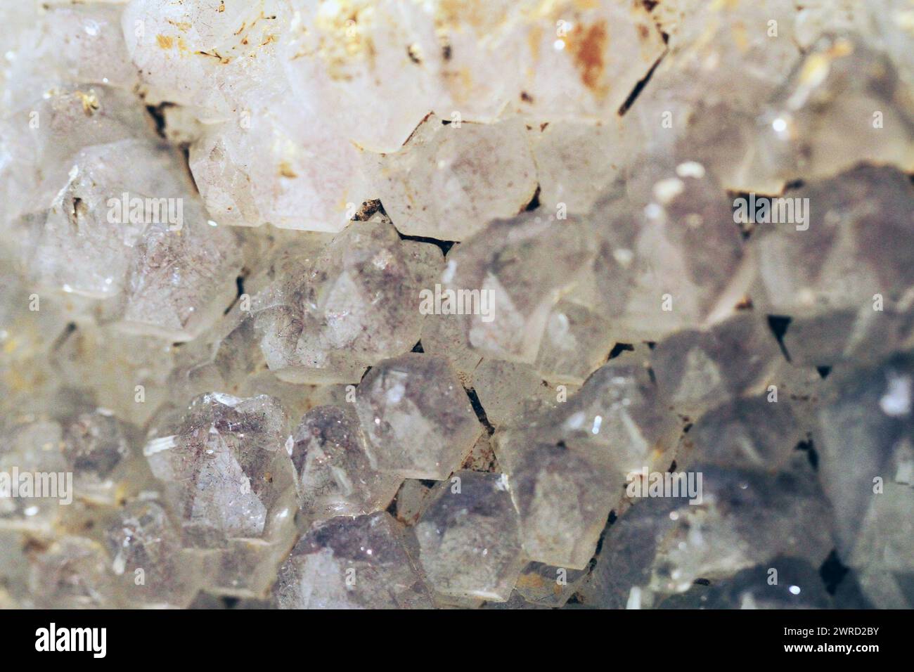 white crystal mineral texture as very nice background Stock Photo - Alamy