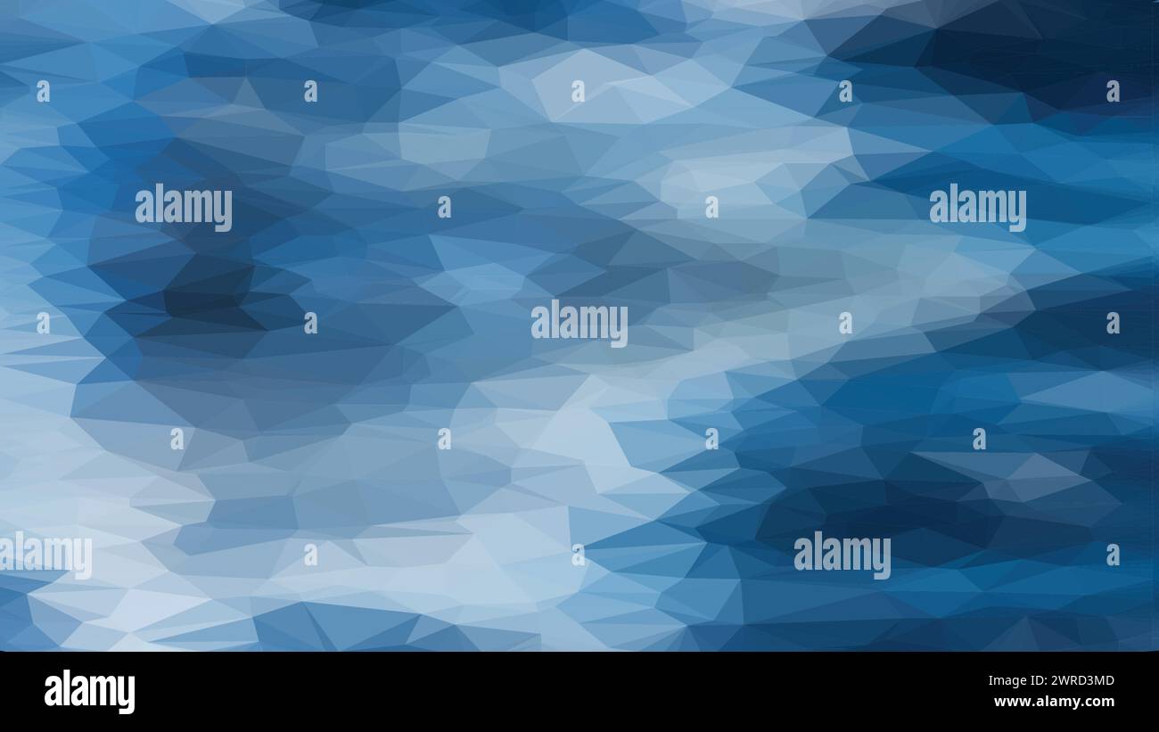 Vector blue and white abstract Low poly background, trendy, geometric, cyber polygonal wallpaper ...