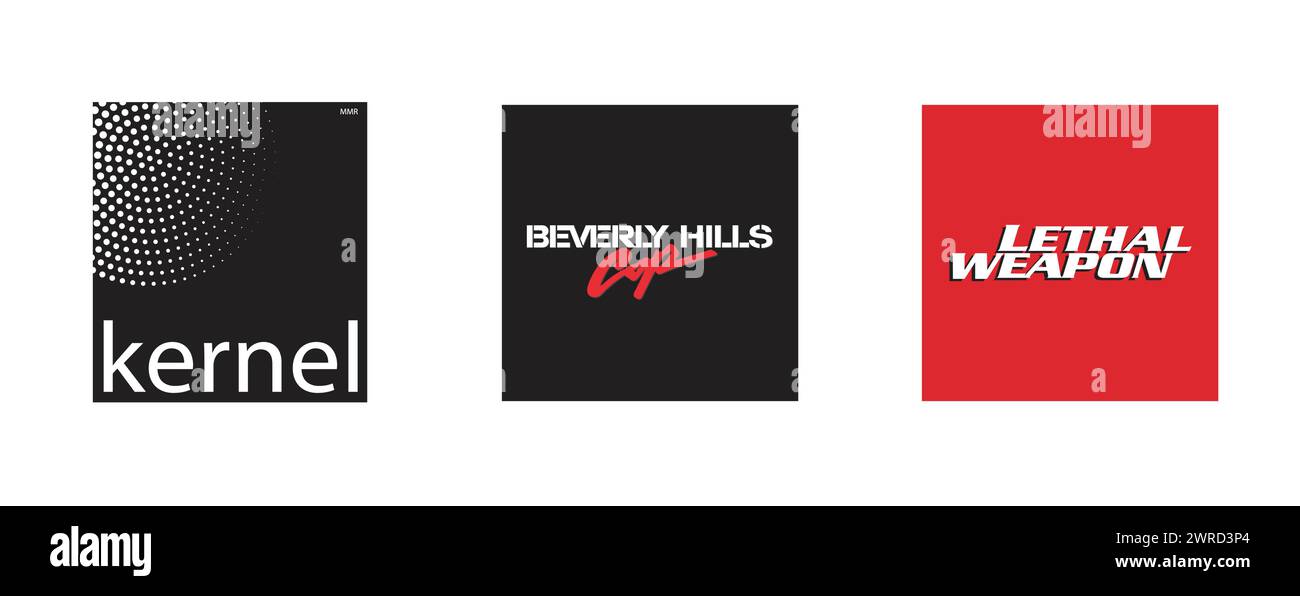 kernel, Beverly Hills Cop, Lethal Weapon. Arts and design vector logo ...