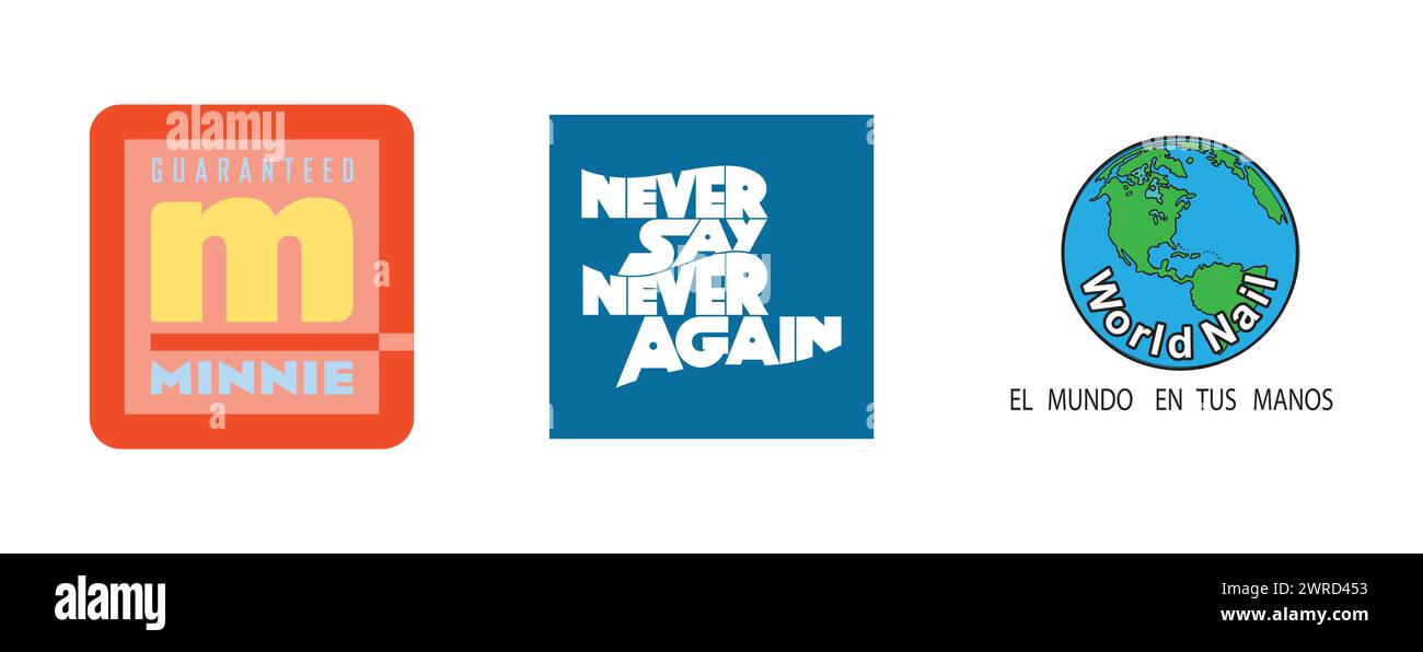 Minnie Mouse, Never Say Never Again, world nail. Arts and design vector ...