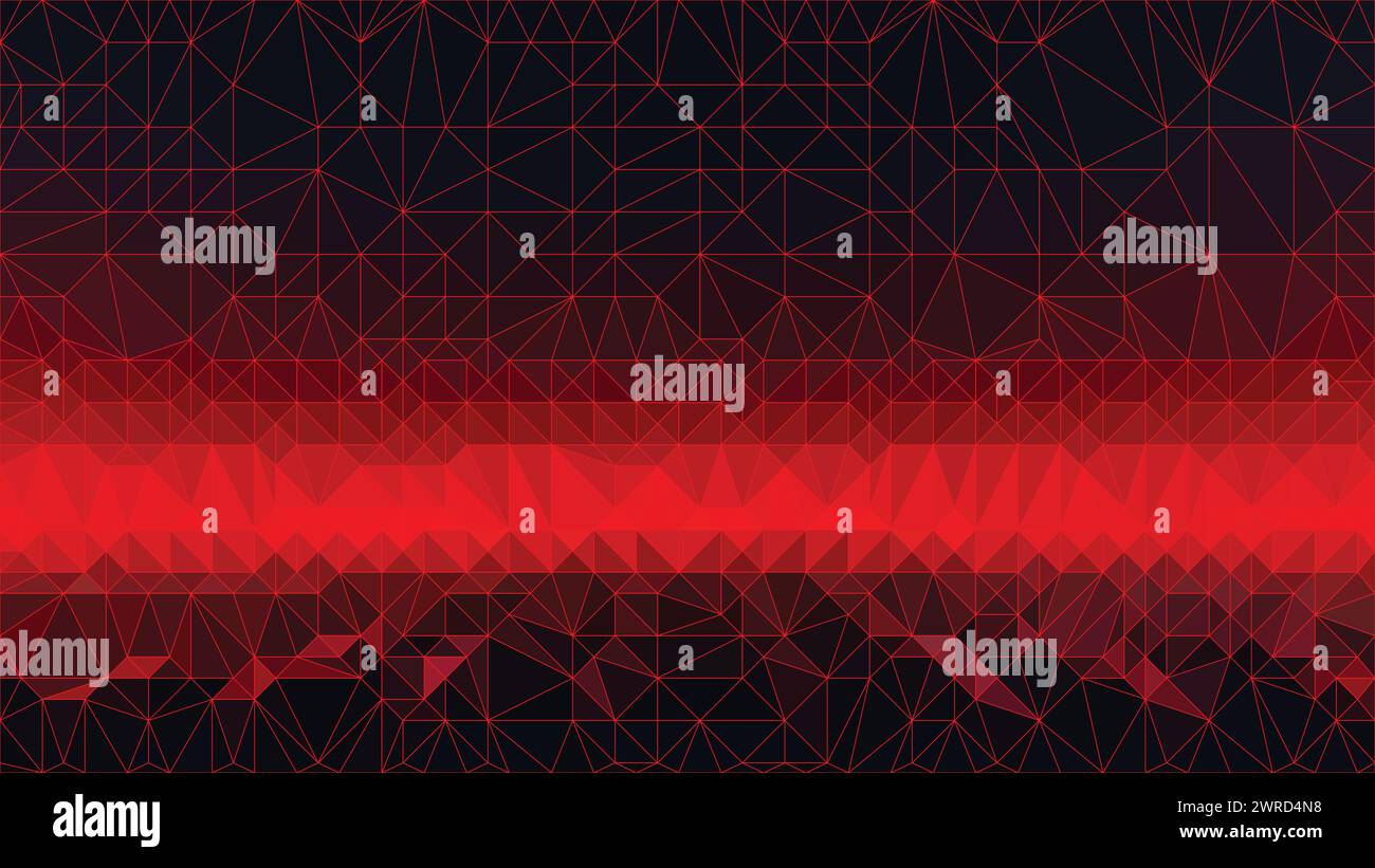 Red and black vector Low poly, abstract dark background, trendy ...