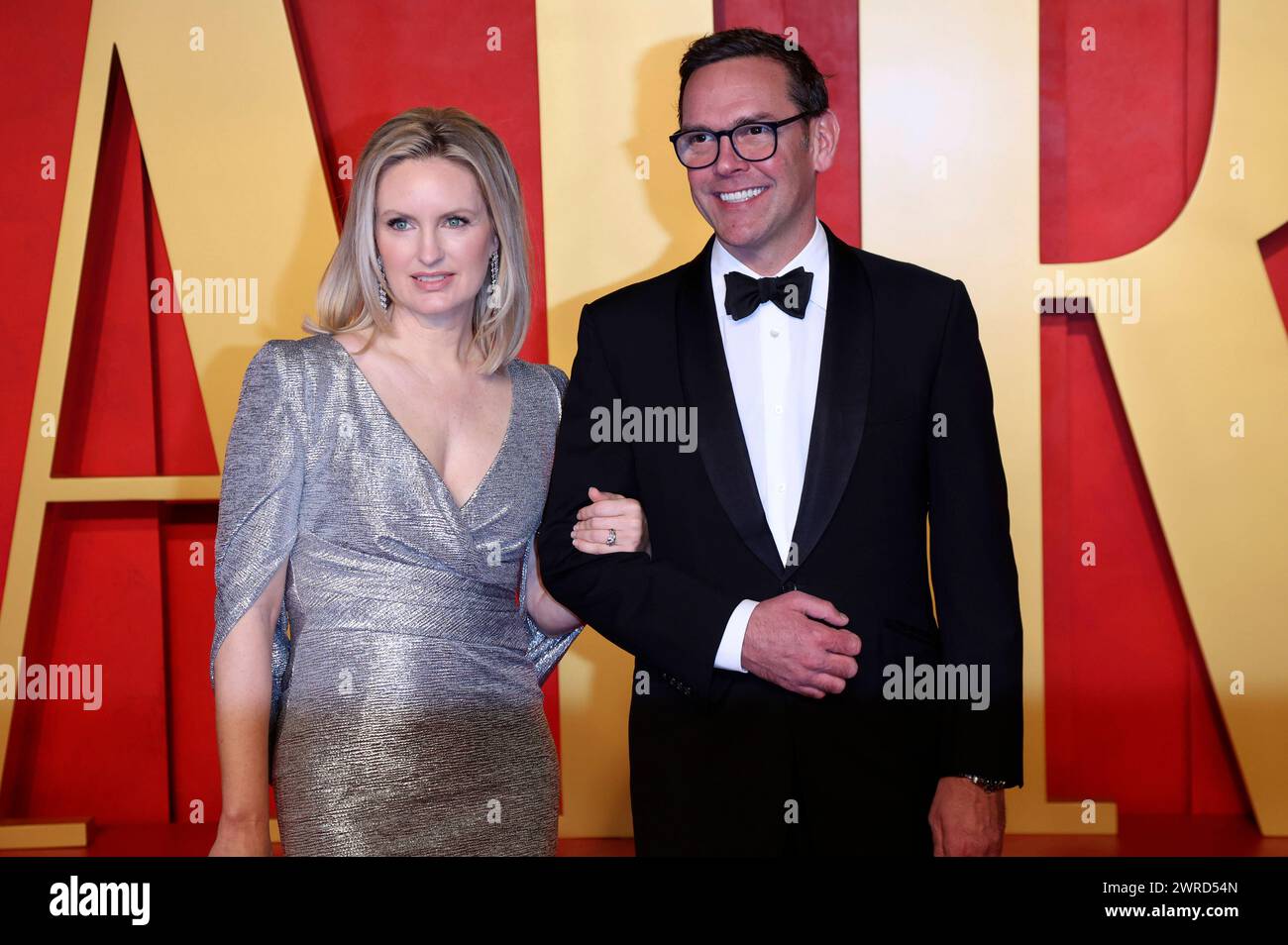 James Murdoch mit Ehefrau Kathryn Hufschmid bei der Vanity Fair Oscar ...