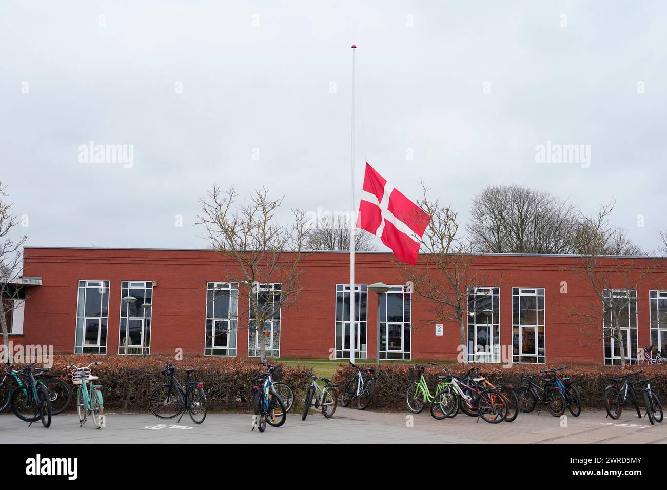 Hjallerup School in Hjallerup in North Jutland, Denmark, Tuesday March ...