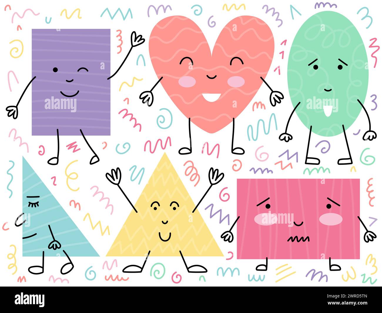 Set of geometric figure shape Stock Vector Image & Art - Alamy