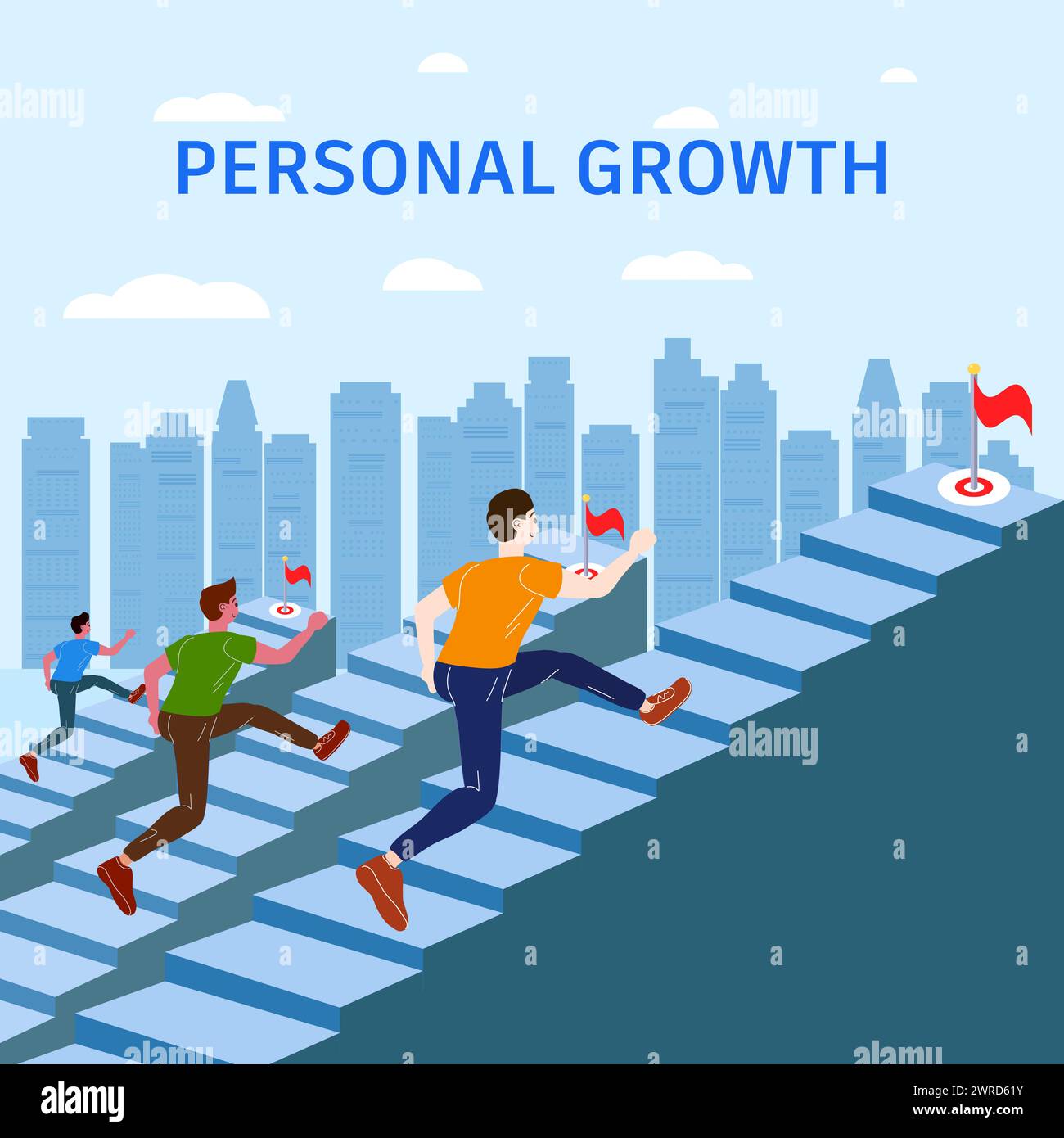 Personal advancement Stock Vector Images - Alamy