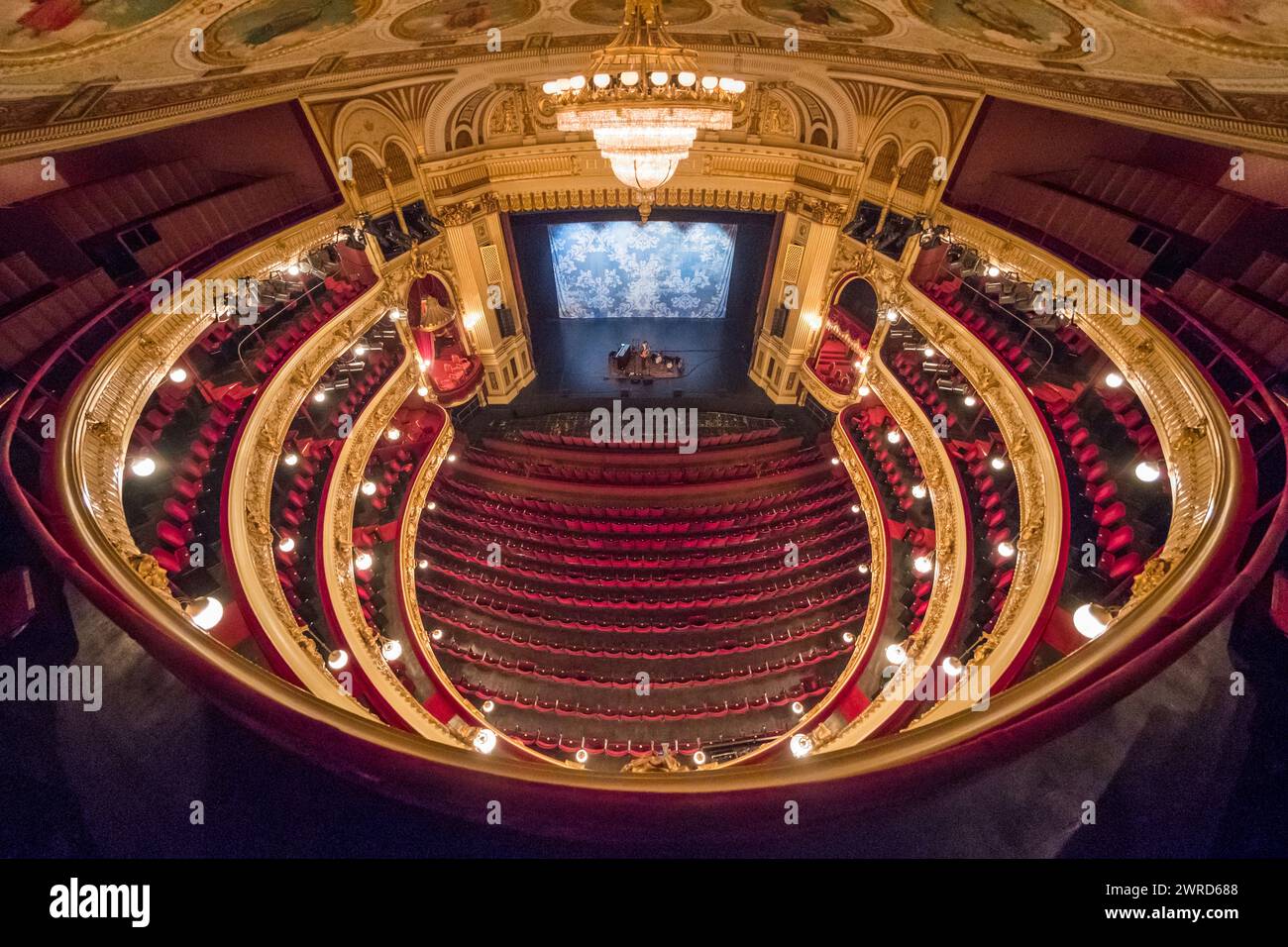 Copenhagen, Denmark. 10th, March 2024. The iconic Old Stage at The ...