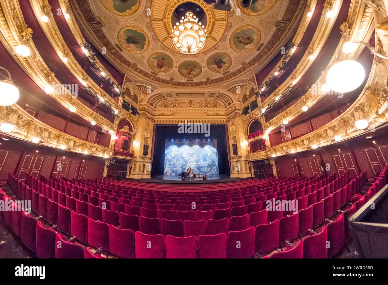 Copenhagen, Denmark. 10th, March 2024. The iconic Old Stage at The ...