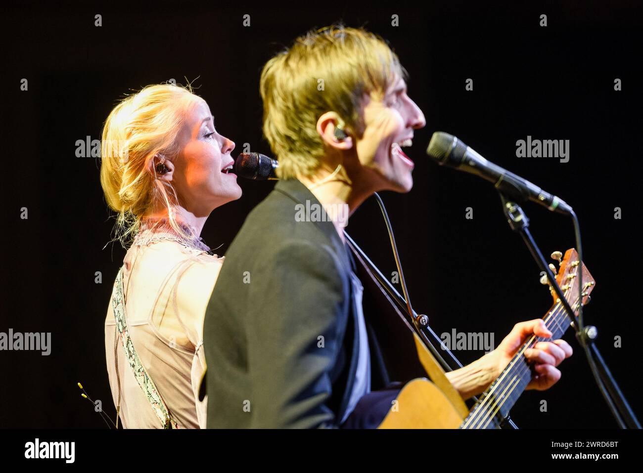 Copenhagen, Denmark. 10th, March 2024. Tina Dickow and Helgi Jonsson ...