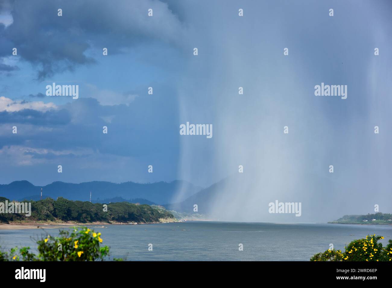 Rain clouds and black sky textured background. Danger storm cloud ...