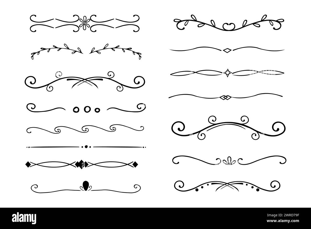 Header divider swirl doodle ethnic border separator flourish collection ... Header divider swirl doodle ethnic border separator flourish collection ...