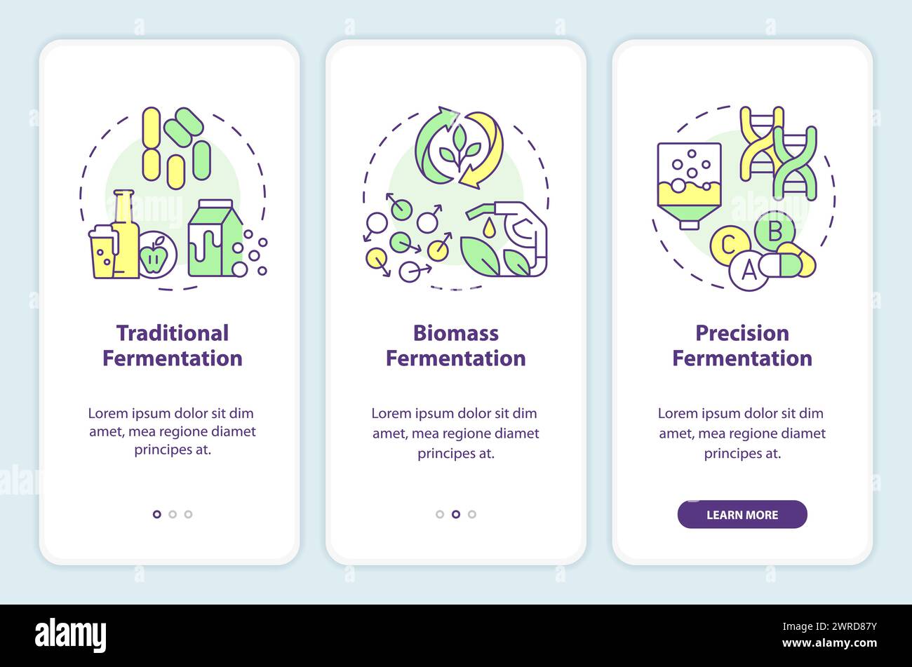 Biomass fermentation Stock Vector Images - Alamy