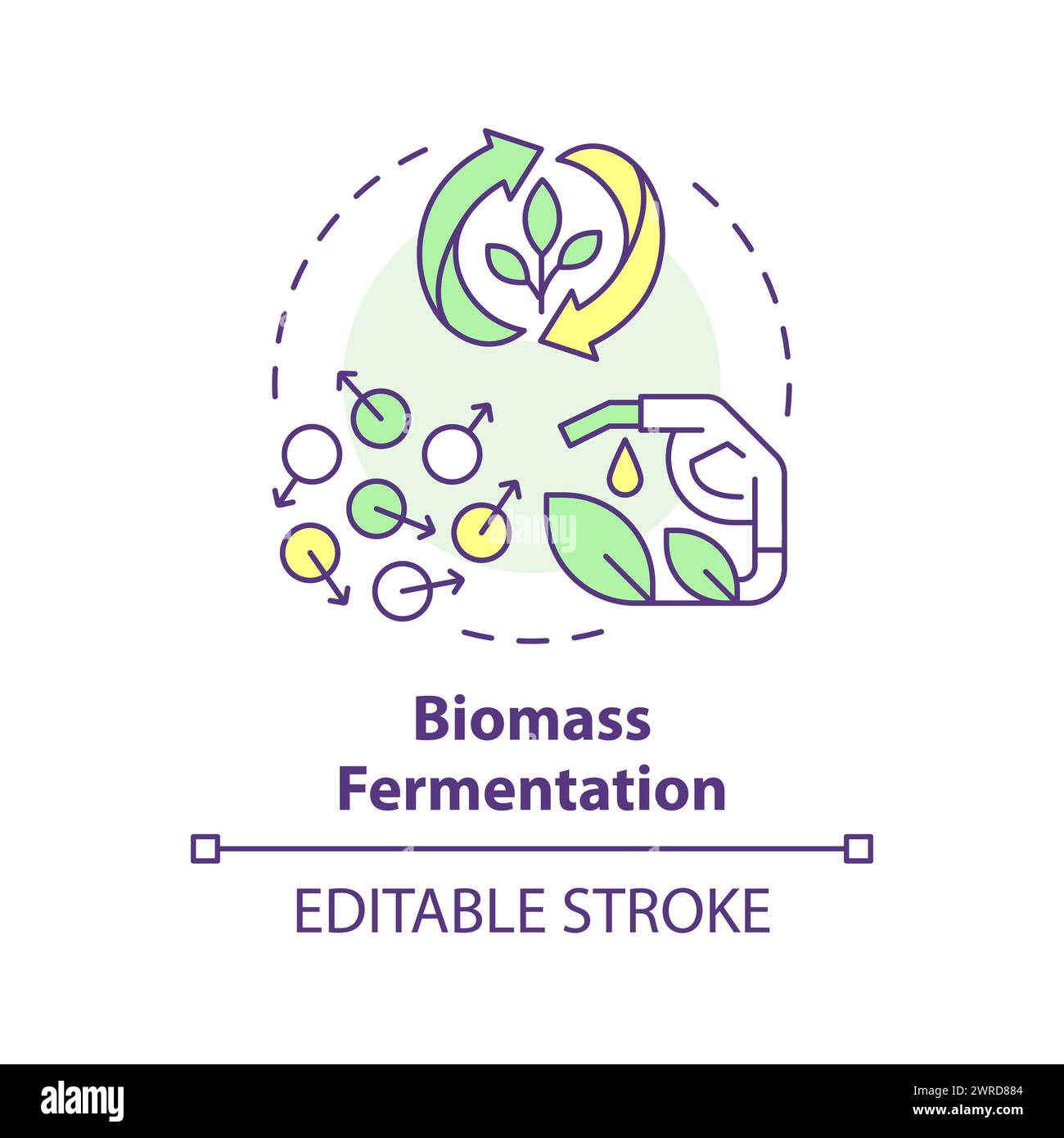 Biomass fermentation multi color concept icon Stock Vector Image & Art ... Biomass fermentation multi color concept icon Stock Vector Image & Art ...