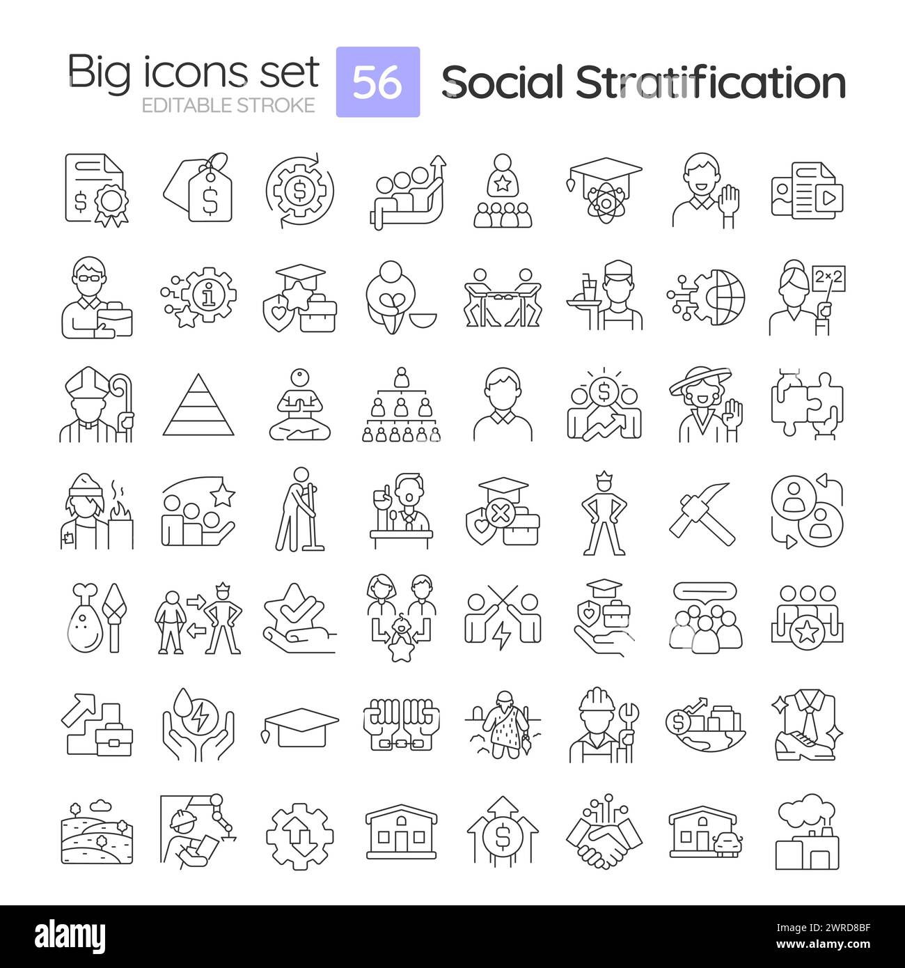 Social stratification hi-res stock photography and images - Alamy