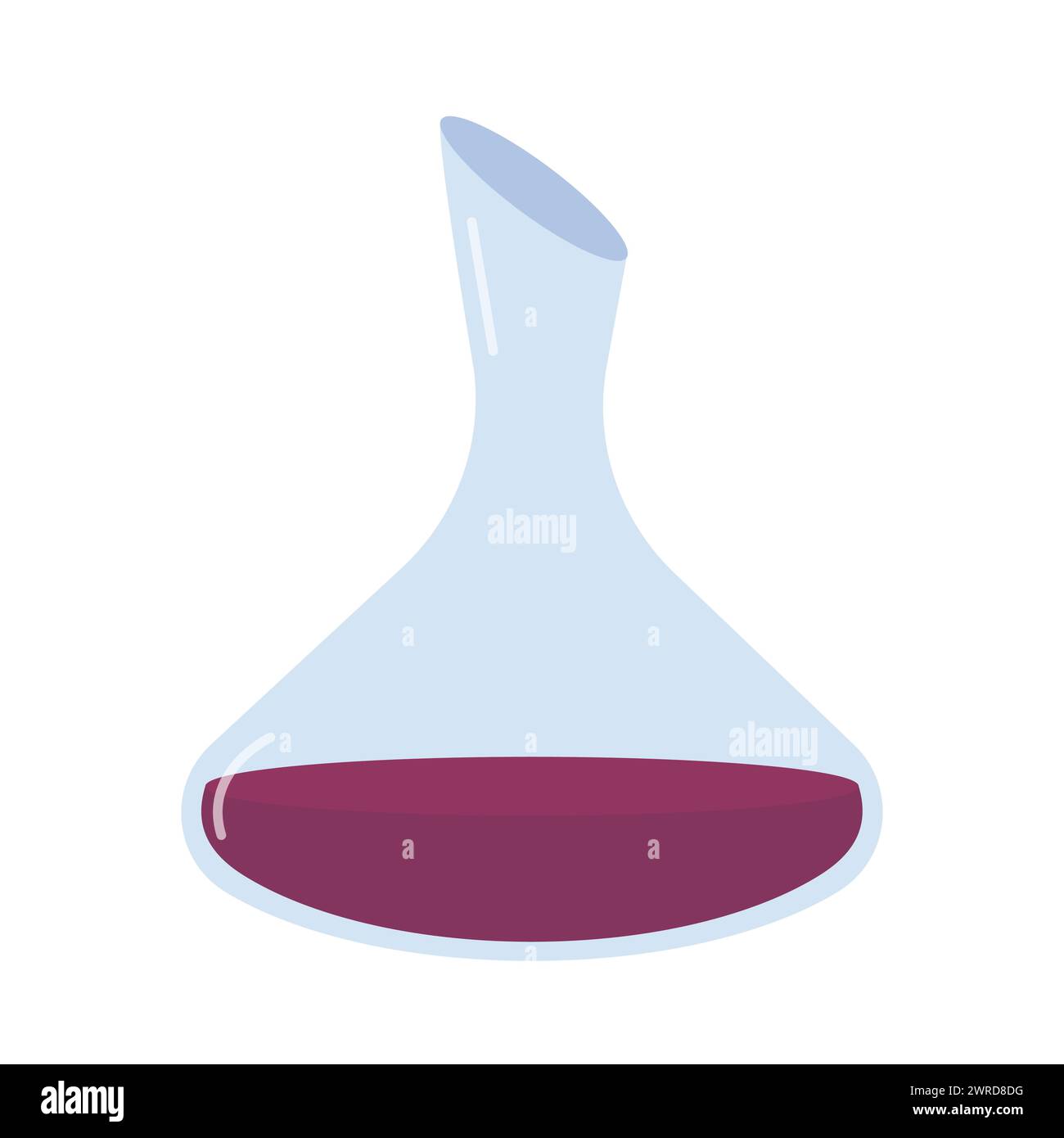 Vector flat wine decanter Stock Vector Image & Art - Alamy