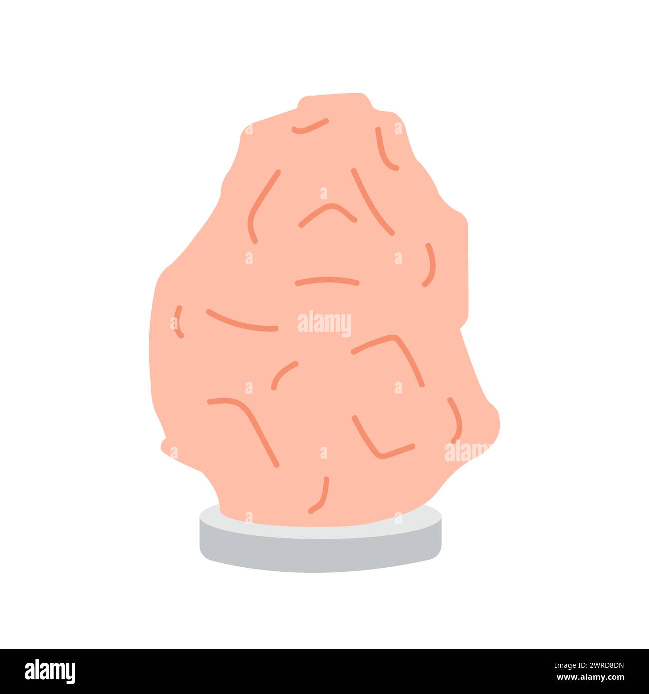 Himalayan salt lamp Stock Vector Image & Art - Alamy