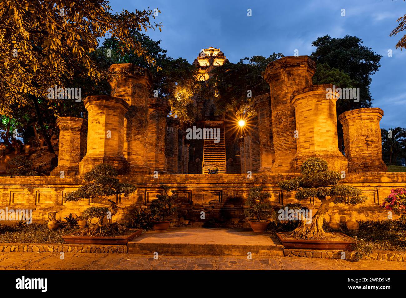 Ponagar cham towers hi-res stock photography and images - Alamy