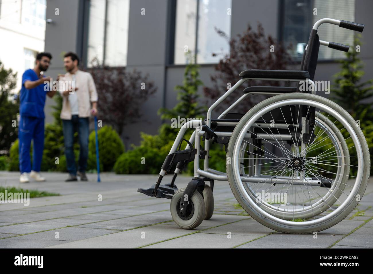 Patient crutches hospital wheelchair hi-res stock photography and ...