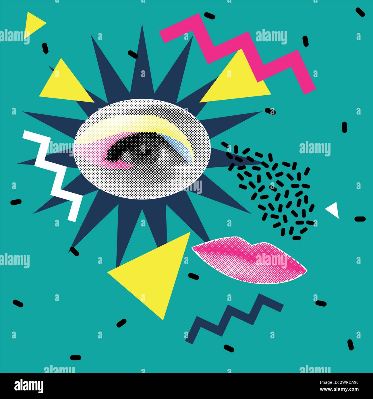 The 90s style illustration Stock Vector Image & Art - Alamy