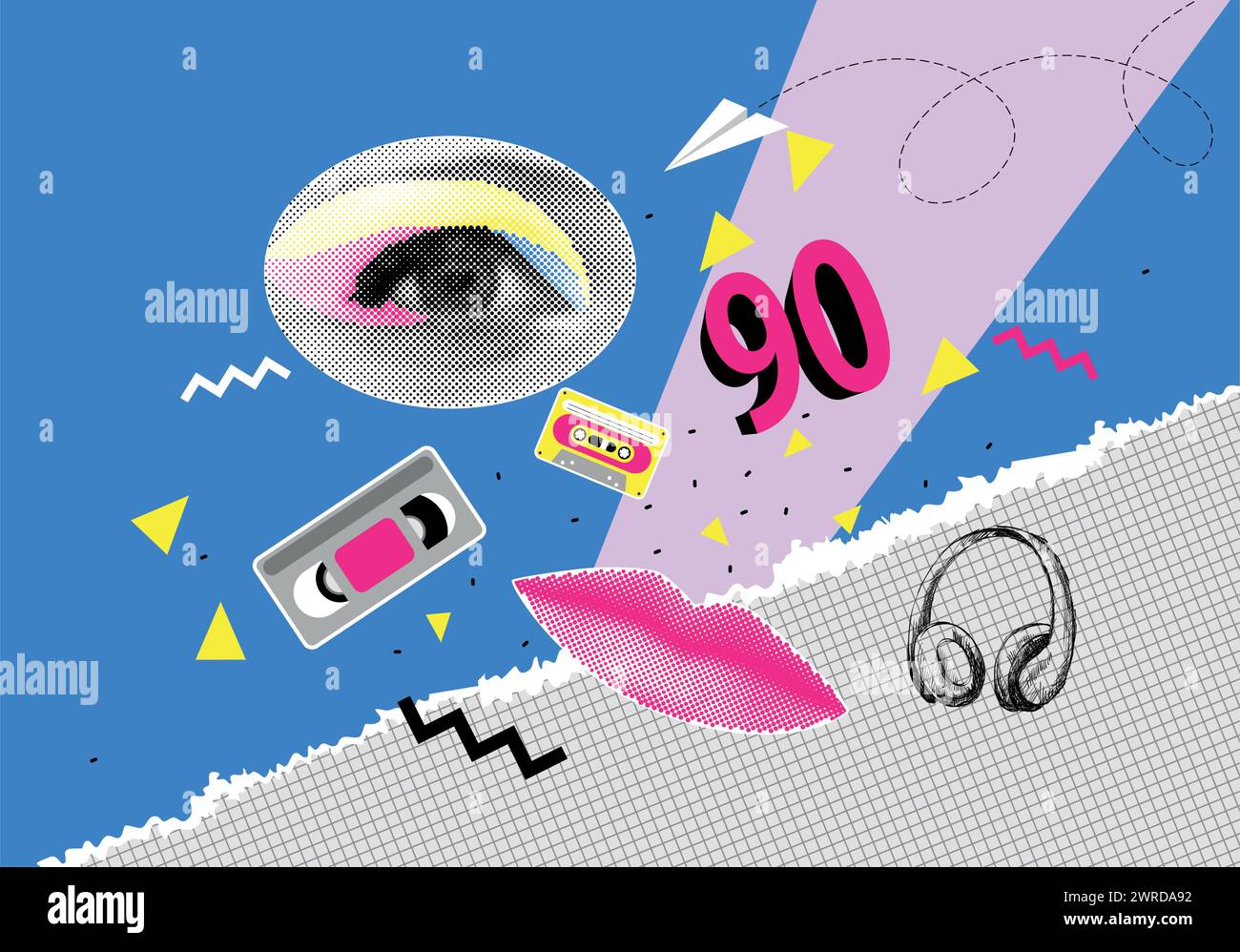 The 90s style illustration Stock Vector Image & Art - Alamy