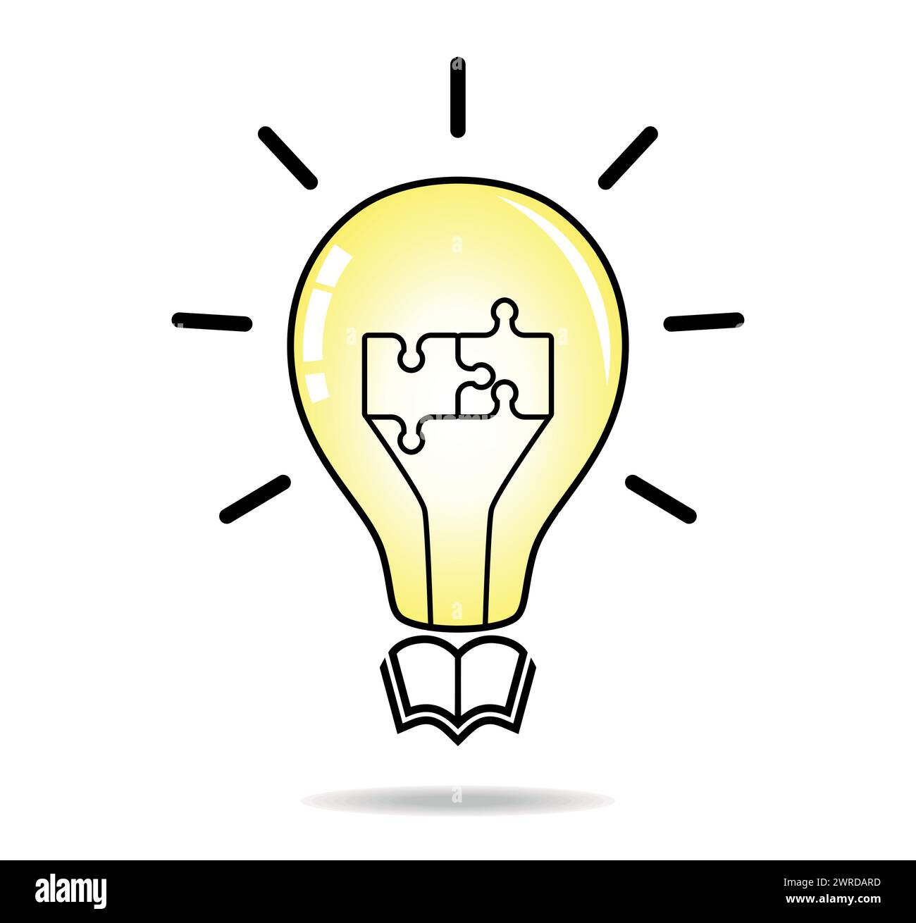 Vector light bulb Stock Vector Image & Art - Alamy
