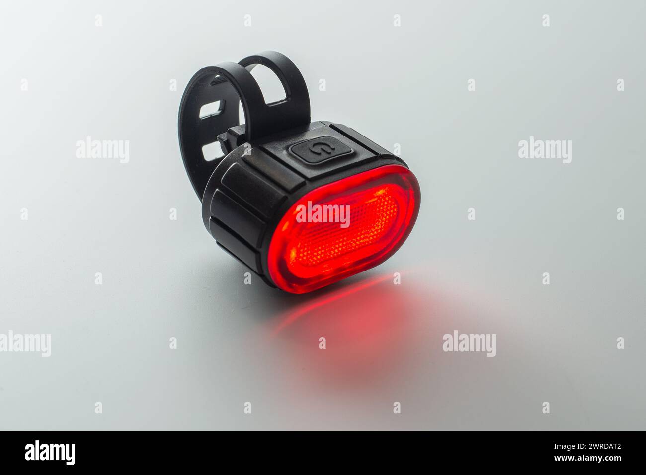 Red bicycle tail light hi-res stock photography and images - Alamy