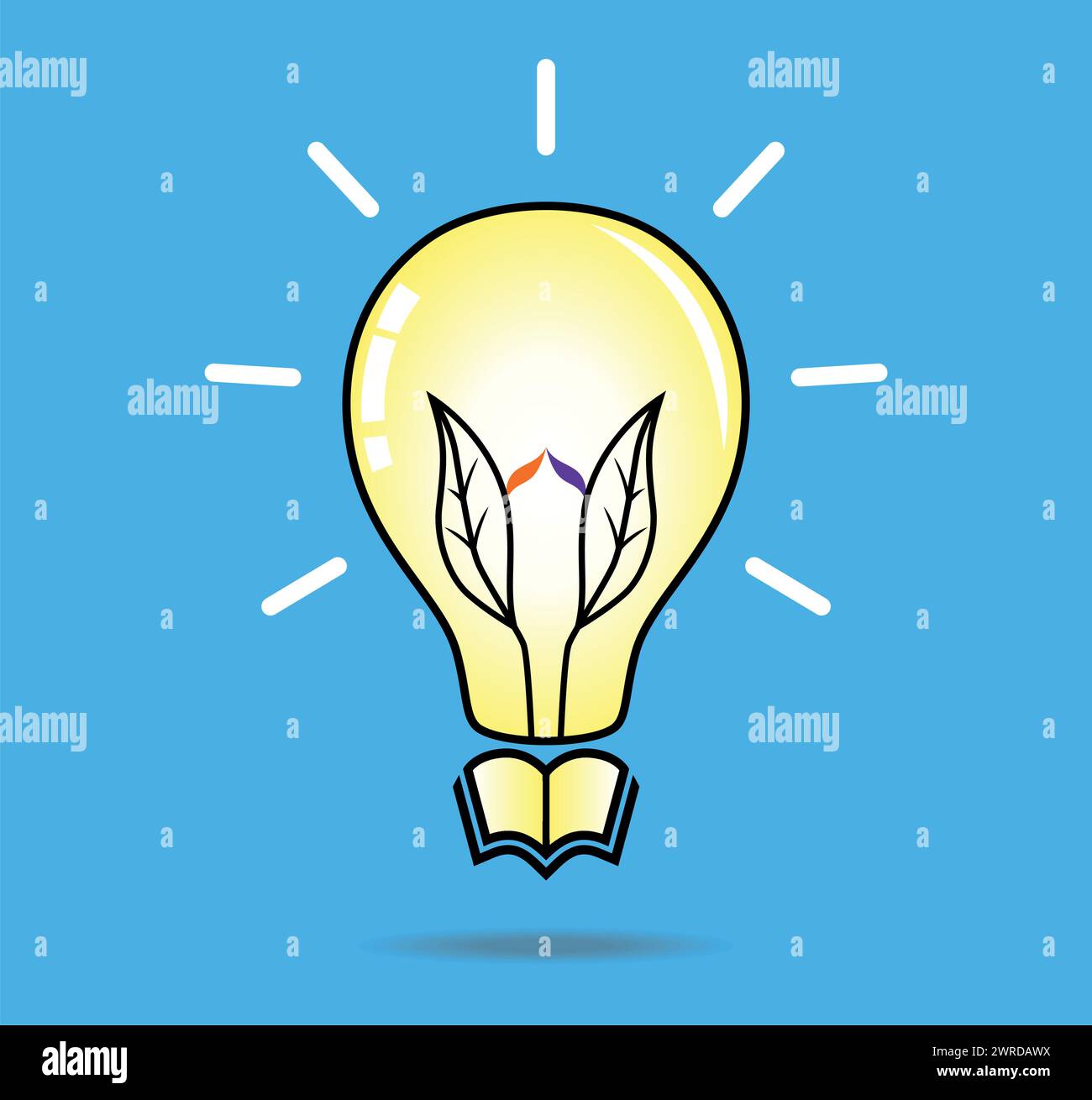 Vector light bulb Stock Vector Image & Art - Alamy