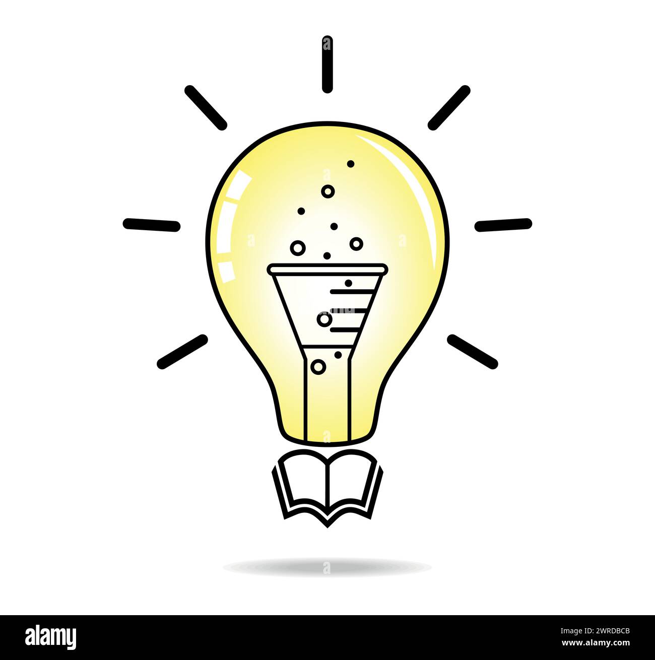Vector light bulb Stock Vector Image & Art - Alamy