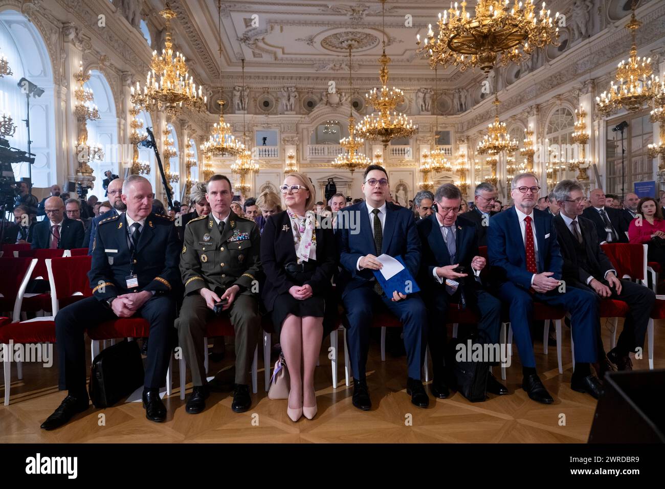 From left: director general of the Czech Fire and Rescue Corps Vladimir ...