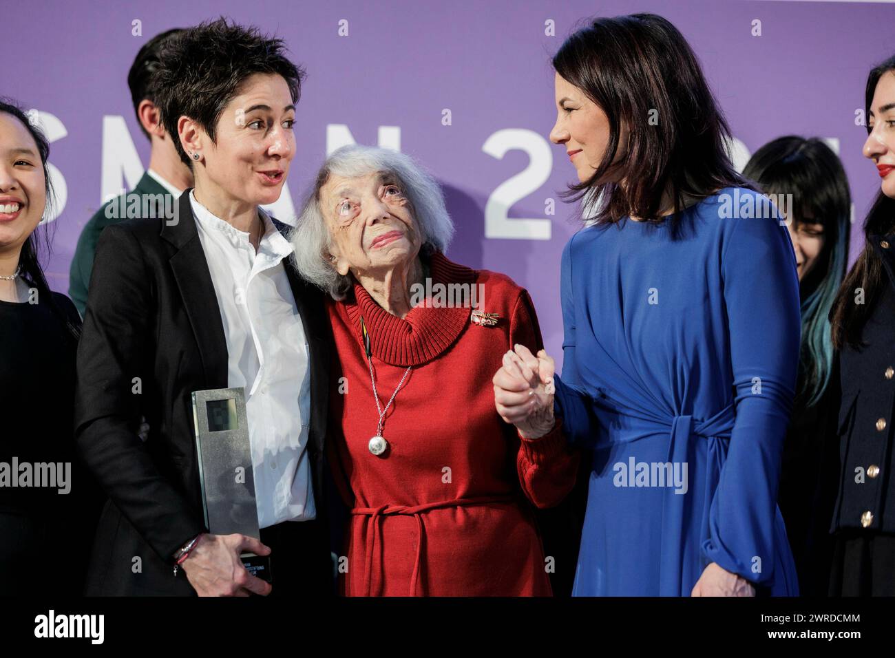 Berlin, March 12, 2024.(LR) Dunja Hayali, journalist and television ...