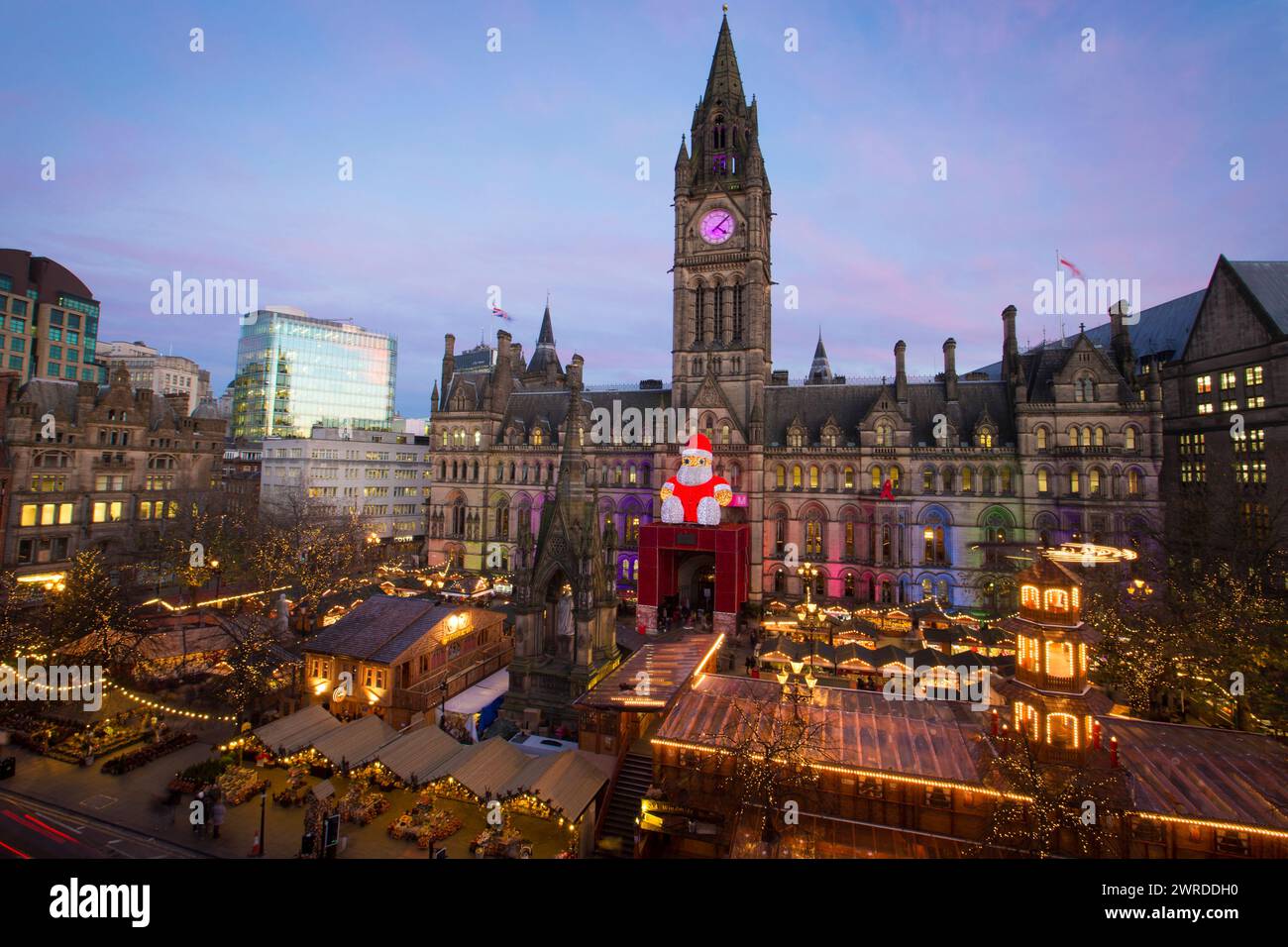 Manchesters giant santa hi-res stock photography and images - Alamy