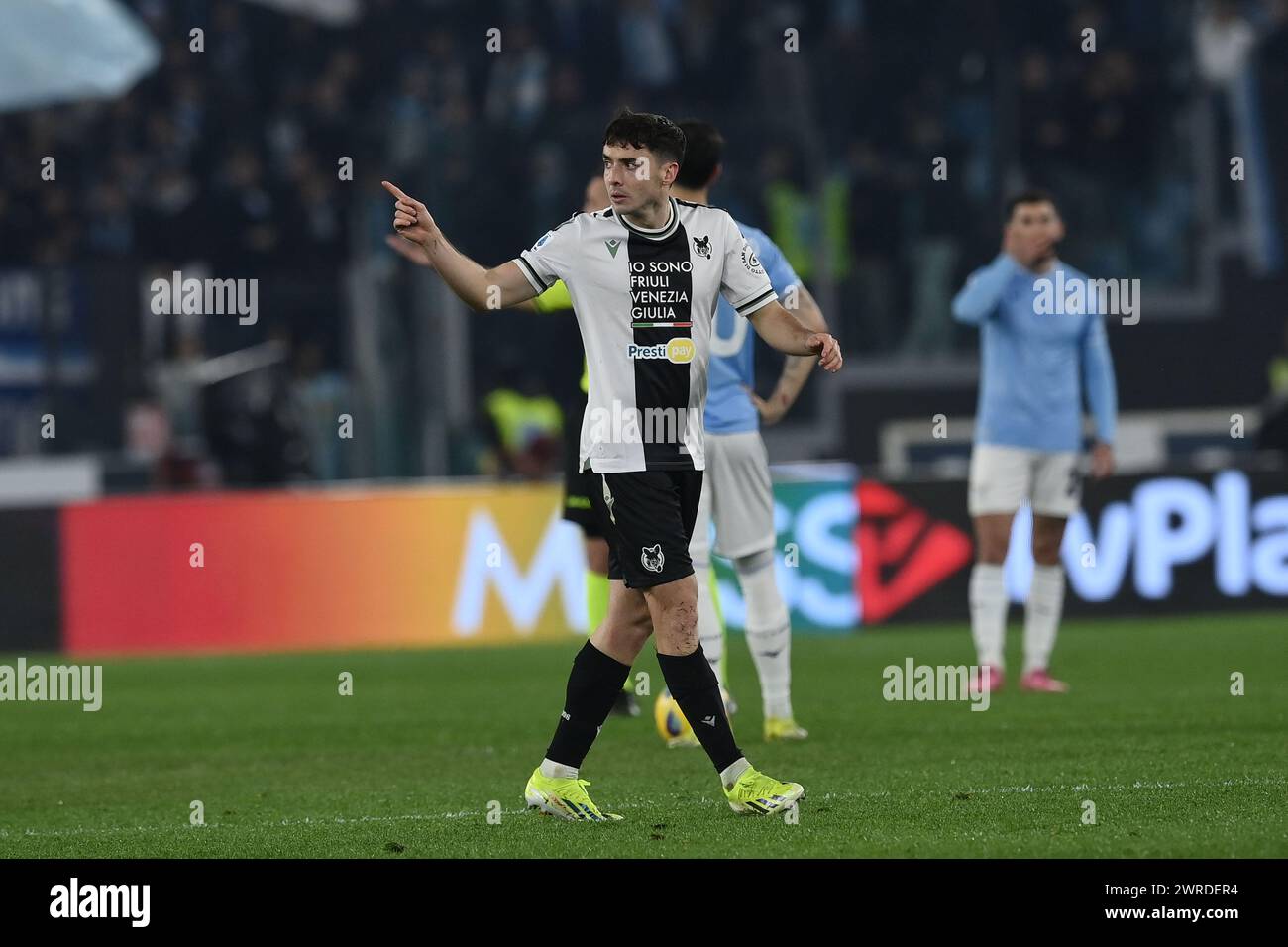 Oier Zarraga (Udinese) celebrates after scoring his team's second goal ...