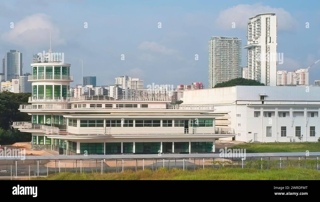 The Old Kallang Airport original Terminal Building is an iconic modernist building with Art Deco ...