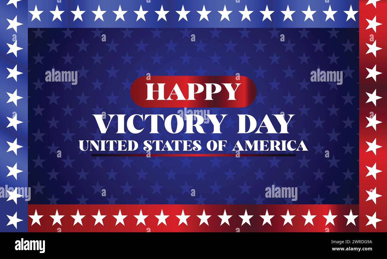 American victory Stock Vector Images - Alamy